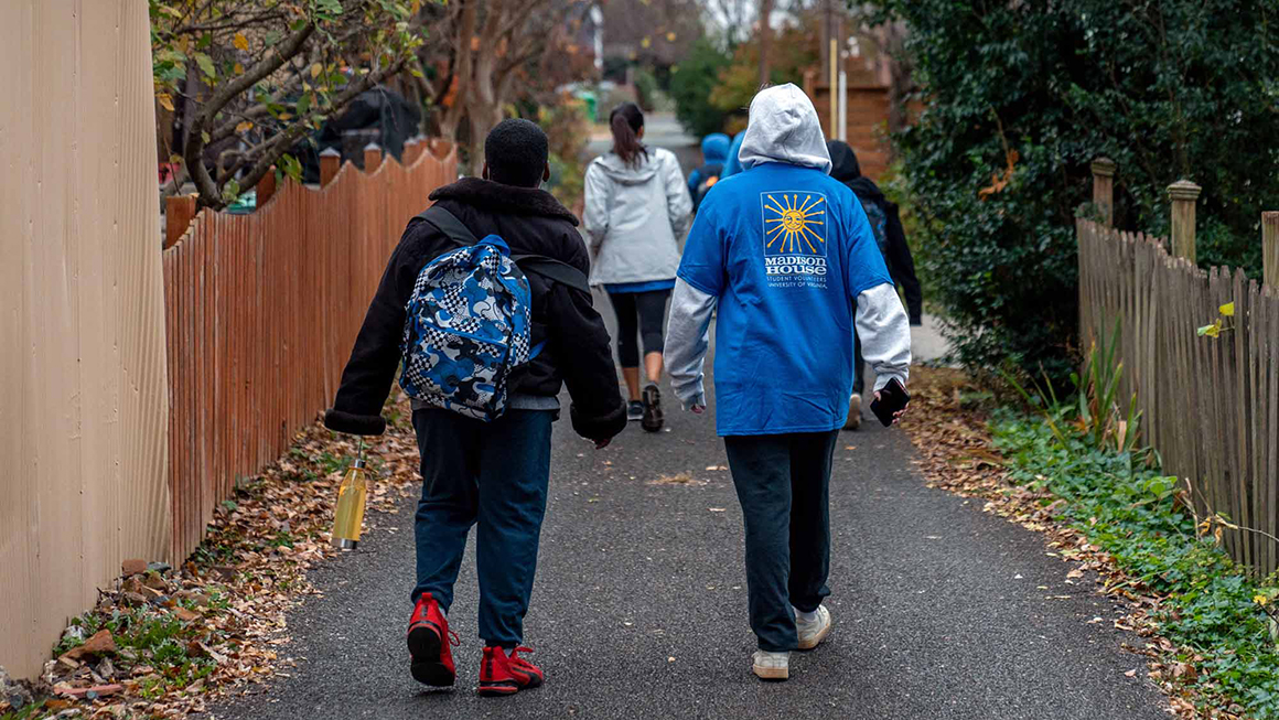 With Shortage of Bus Drivers, UVA Students Walk Children to School ... With Shortage of Bus Drivers, UVA Students Walk Children to School ...
